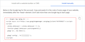 How to use two Google Analytics codes on one page