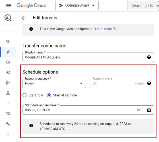 What is BigQuery Data Transfer Service & how it works - Optimize Smart