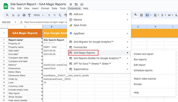 How to export GA4 data to Google Sheets for free - Optimize Smart
