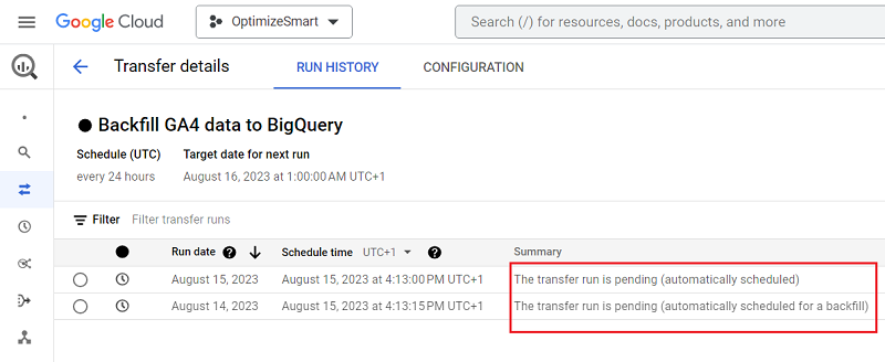 How to backfill GA4 data in BigQuery - Optimize Smart
