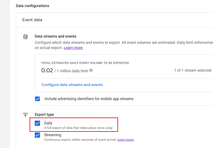 events_ & events_intraday_ tables in BigQuery for GA4 (Google Analytics 4) - Optimize Smart