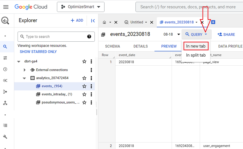 events_ & events_intraday_ tables in BigQuery for GA4 (Google Analytics ... events_ & events_intraday_ tables in BigQuery for GA4 (Google Analytics ...