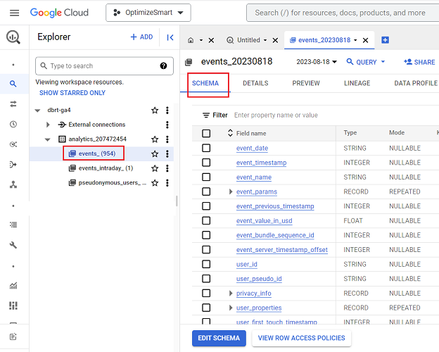 events_ & events_intraday_ tables in BigQuery for GA4 (Google Analytics ... events_ & events_intraday_ tables in BigQuery for GA4 (Google Analytics ...
