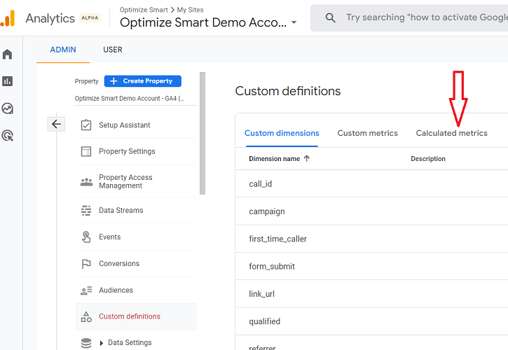 Google Analytics 4 Calculated Metrics with Examples - Optimize Smart