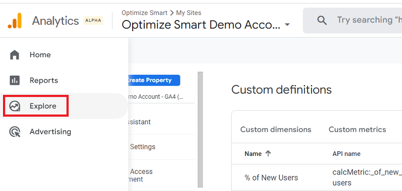Google Analytics 4 Calculated Metrics with Examples - Optimize Smart