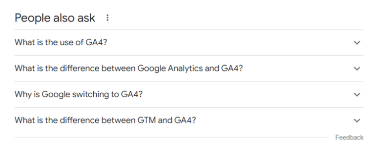 Tracking People Also Ask in GA4 (Google Analytics 4) - Optimize Smart