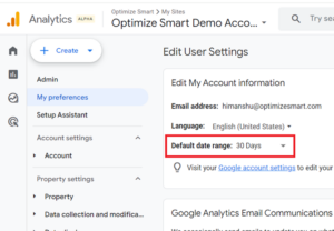 GA4 Admin Settings Tutorial - Optimize Smart