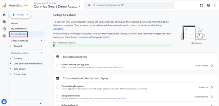 GA4 Admin Settings Tutorial - Optimize Smart