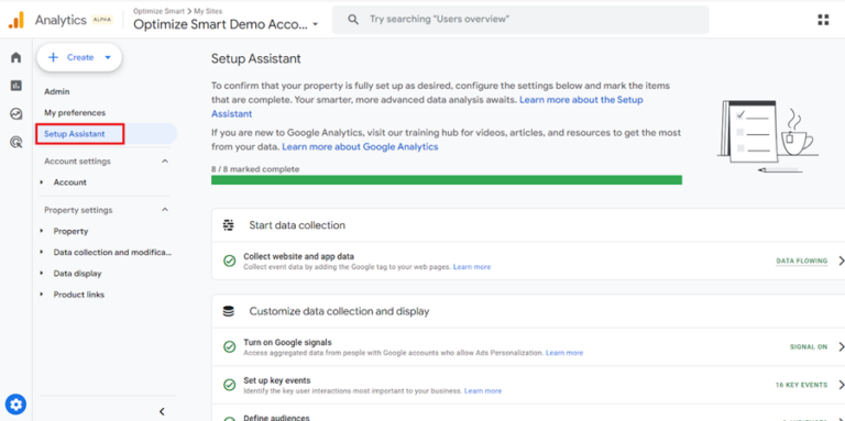 GA4 Admin Settings Tutorial - Optimize Smart