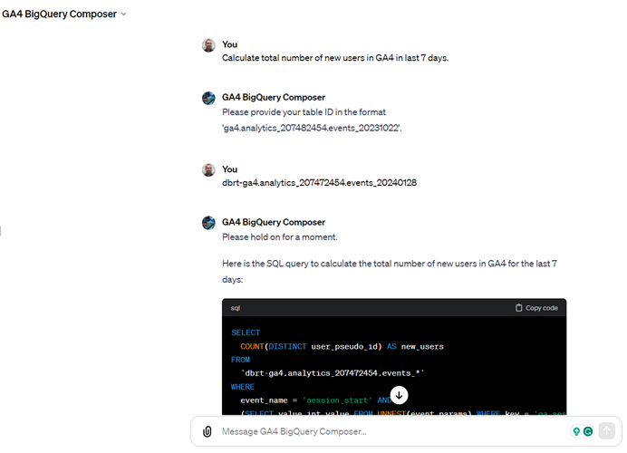 GA4 BigQuery Composer Tutorial for ChatGPT - Optimize Smart