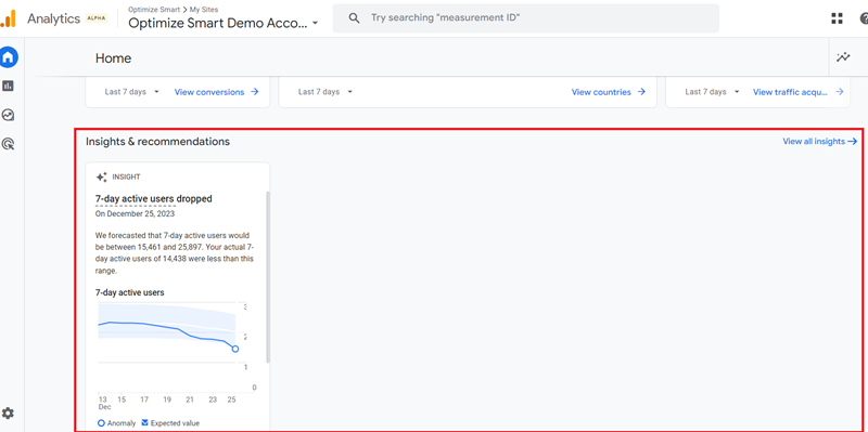 How to create custom insights in Google Analytics 4 (GA4) - Optimize Smart