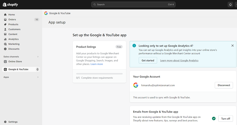 How to Install Google Analytics 4 on Shopify - Optimize Smart