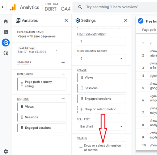 Tracking web pages with zero pageviews in GA4 (Google Analytics 4 ...