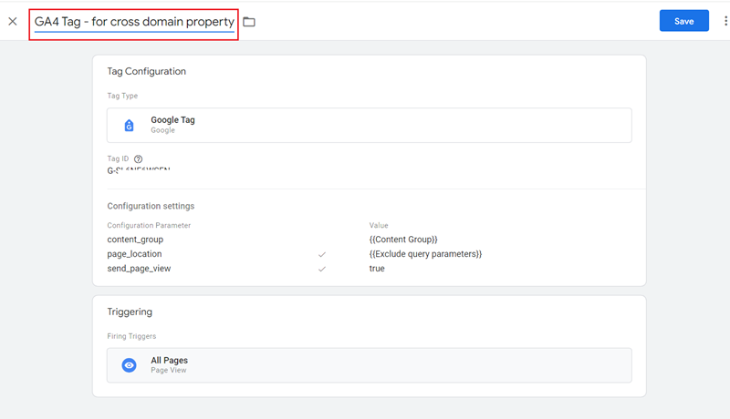 Setup Cross Domain Tracking in GA4 - Configure your domains