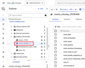 GA4 BigQuery Export Schema Tutorial - Optimize Smart