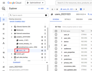 Understanding the BigQuery User Interface - Optimize Smart