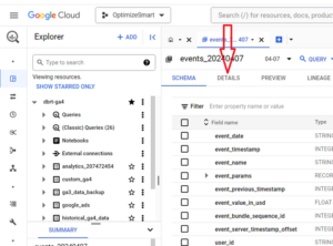 Understanding the BigQuery User Interface - Optimize Smart