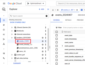 Understanding the BigQuery User Interface - Optimize Smart