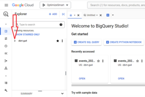 Understanding the BigQuery User Interface - Optimize Smart