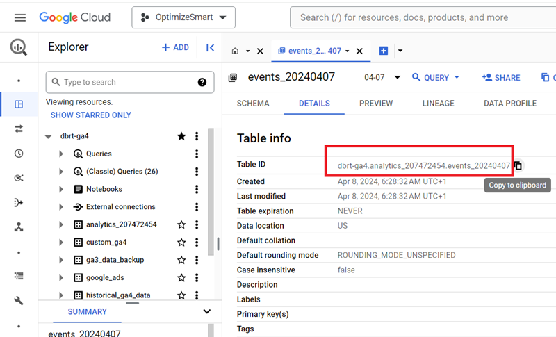Ga4 Bigquery Export Schema Tutorial Optimize Smart 