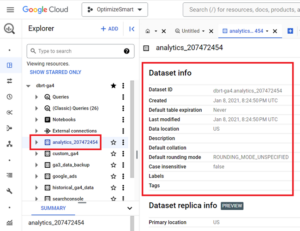 Understanding the BigQuery User Interface - Optimize Smart