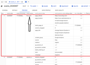 GA4 BigQuery Export Schema Tutorial - Optimize Smart