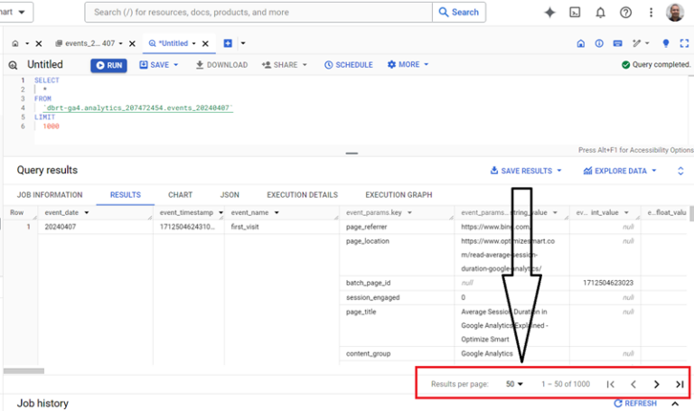 Understanding the BigQuery User Interface - Optimize Smart