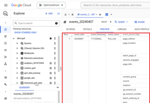 GA4 BigQuery Export Schema Tutorial - Optimize Smart