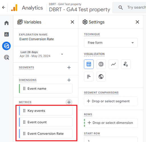 GA4 Conversion Rate (Key Event Rate) - Learn to find and use it. - Optimize Smart