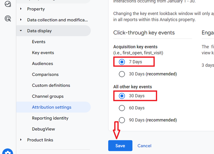 Which Conversion Window to use in GA4 (Google Analytics 4)