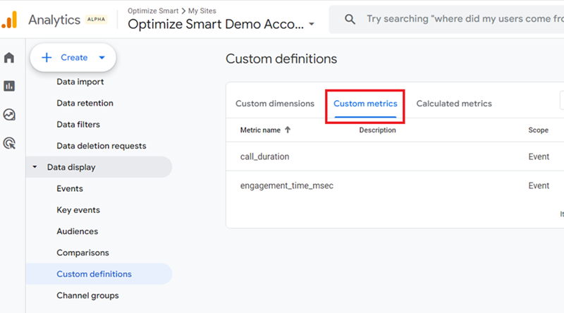GA4 (Google Analytics 4) Custom Metrics Tutorial - Optimize Smart