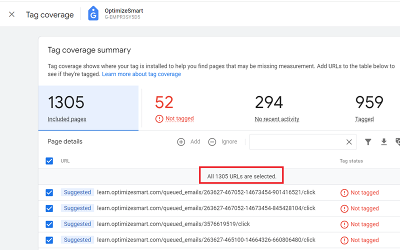 Some of your pages are not tagged in GTM/GA4 [Fixed]