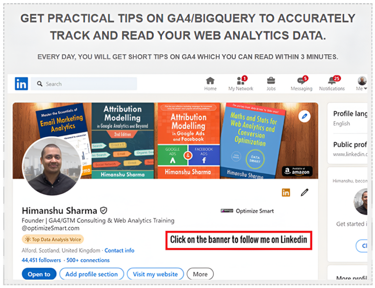 Free GA4 training and tutorial with PDF ebook on Google Analytics 4