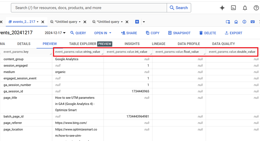 Don’t Let GA4 BigQuery Data Types Ruin Your Analysis - Optimize Smart