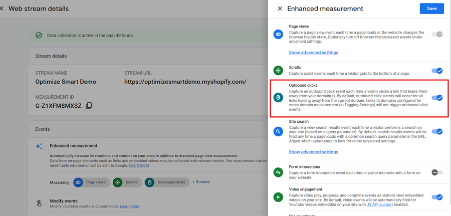 Tracking Outbound Links in GA4 BigQuery data table - Optimize Smart