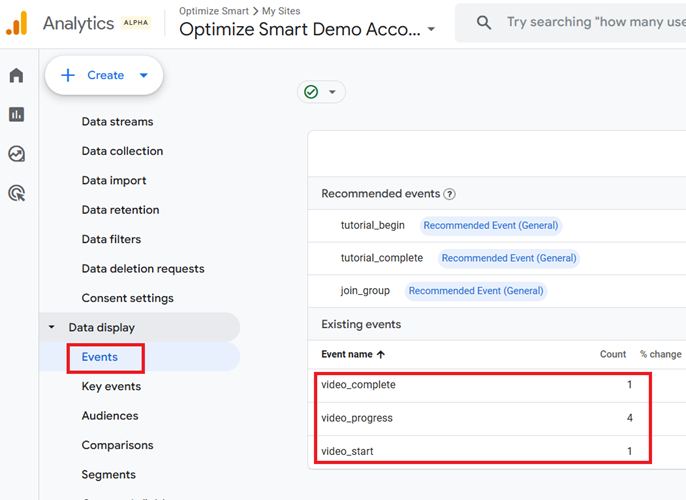 GA4 BigQuery Video Tracking Report - Optimize Smart