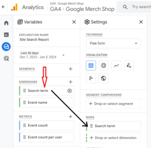 GA4 Site Search - Tracking Site Search in Google Analytics 4 - Optimize ...