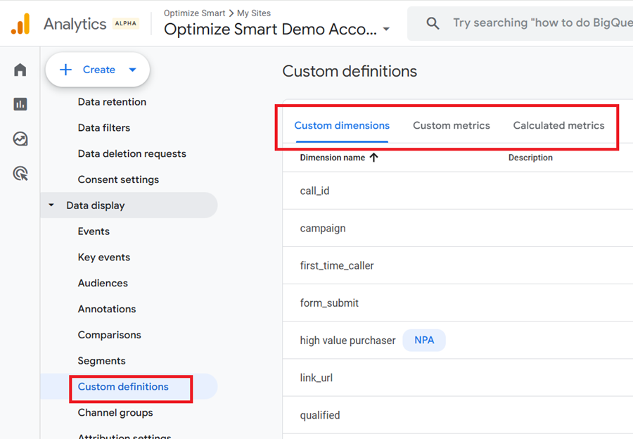 GA4 Setup Checklist - Advanced - Optimize Smart